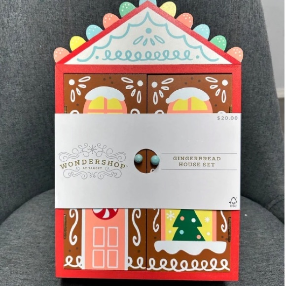 Wondershop | Holiday | Wood Gingerbread House Set By Wondershop Target ...
